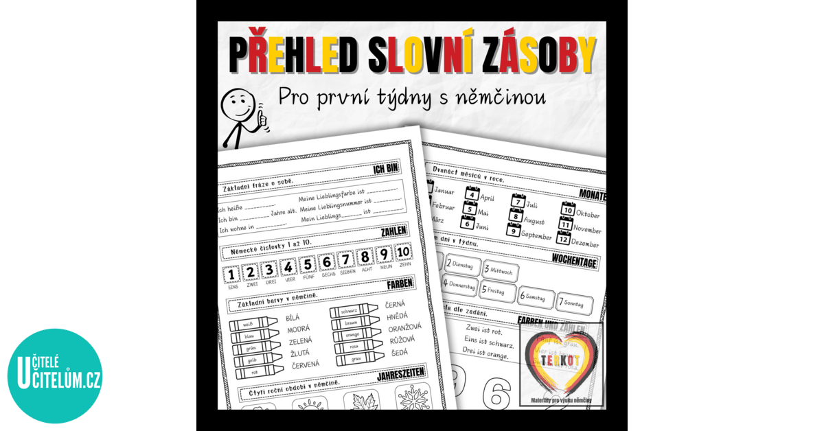 Start s němčinou - přehled základní slovní zásoby - Německý jazyk | UčiteléUčitelům.cz